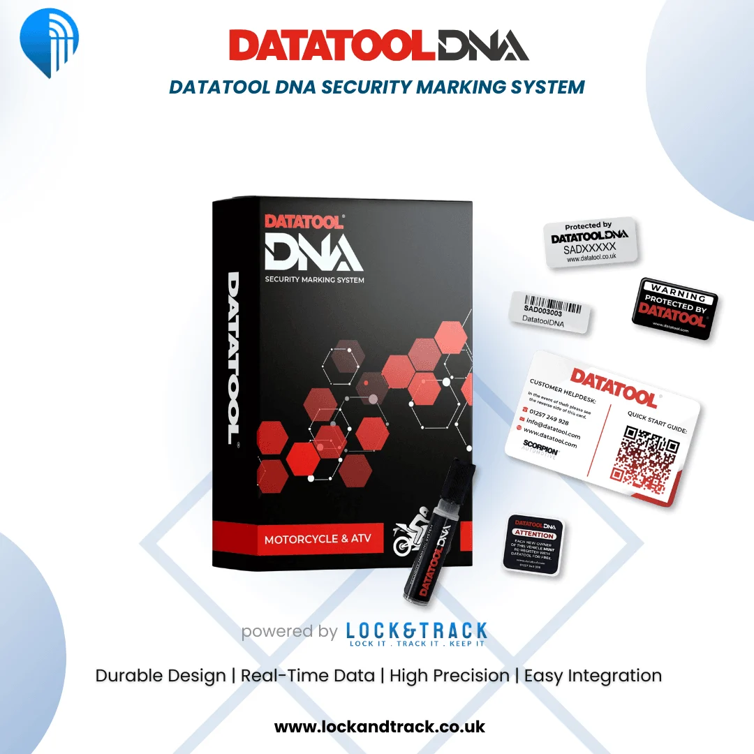 Datatool DNA Security Marking System | Top Motorbike Tracker